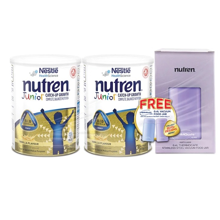NUTREN Junior 850g x 2 - (While stock Last: Free Gift) Expiry 30 May ...
