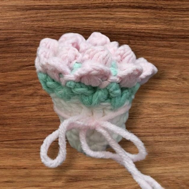 Mini Flower Bouquet Crochet Coaster (SG Ready Stocks) | Shopee Singapore
