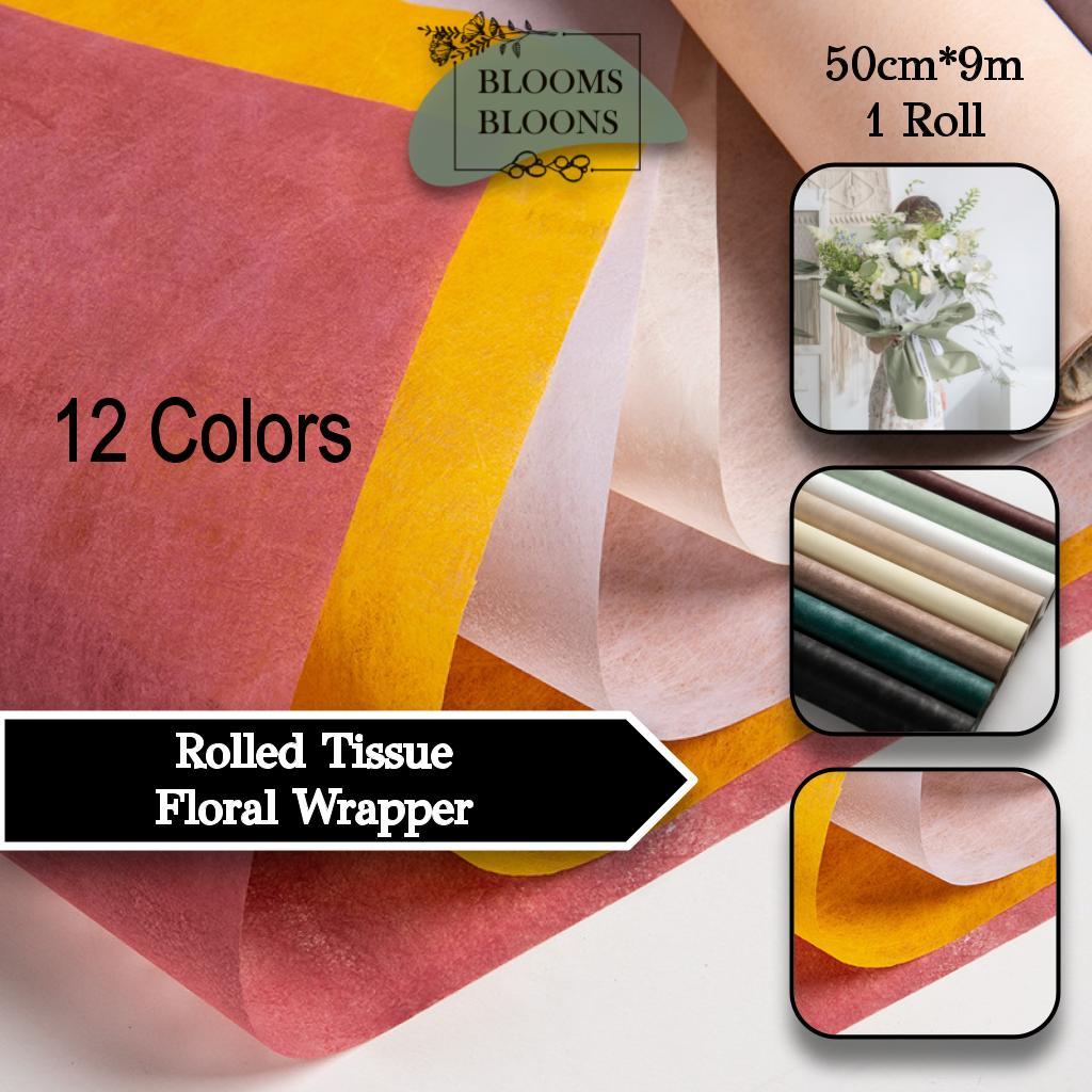 [SG] 9m Rolled Tissue Wrap Flower Bouquet Wrapping Paper | Shopee Singapore
