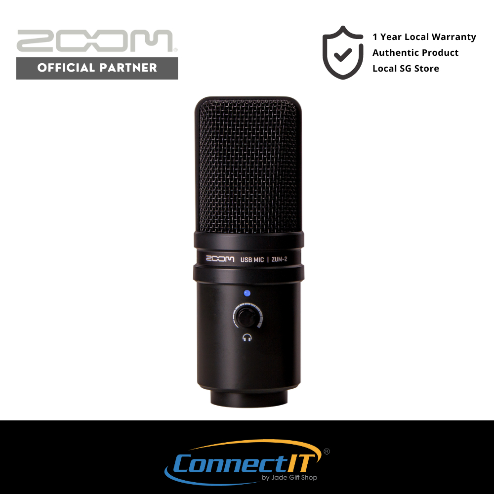 Zoom ZUM-2 Audio Microphones Plug & Play USB Microphone For Broadcaster ...