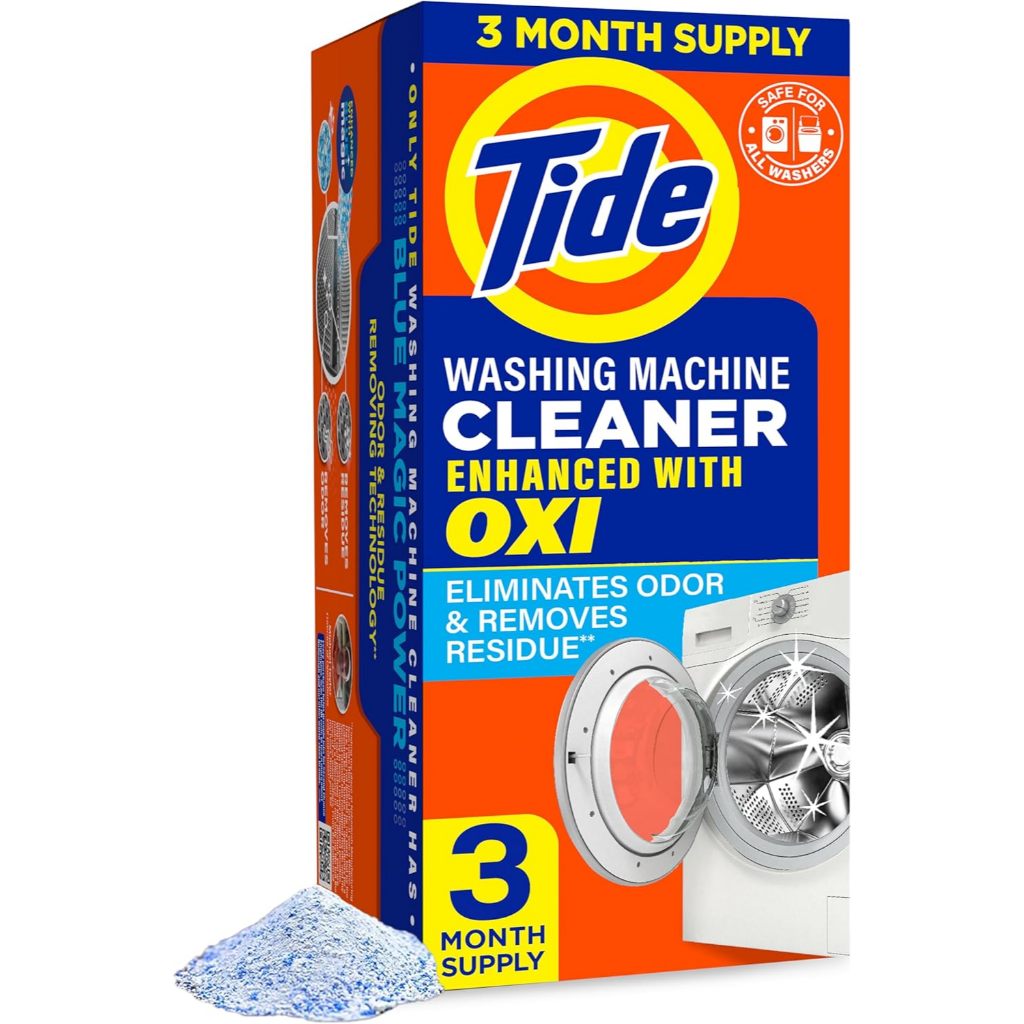 Tide Washing Machine Cleaner Tablets Front or Top Load, 3 Count Box ...