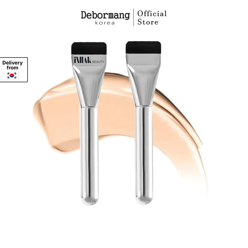 INHAK Spatula Wide Foundation Brush - Wide Head Design For A Streak ...