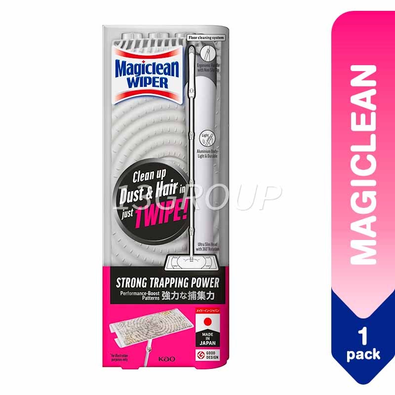 Magiclean Wiper Mop Stick Set Dry / Wet Sheets, 1s | Shopee Singapore