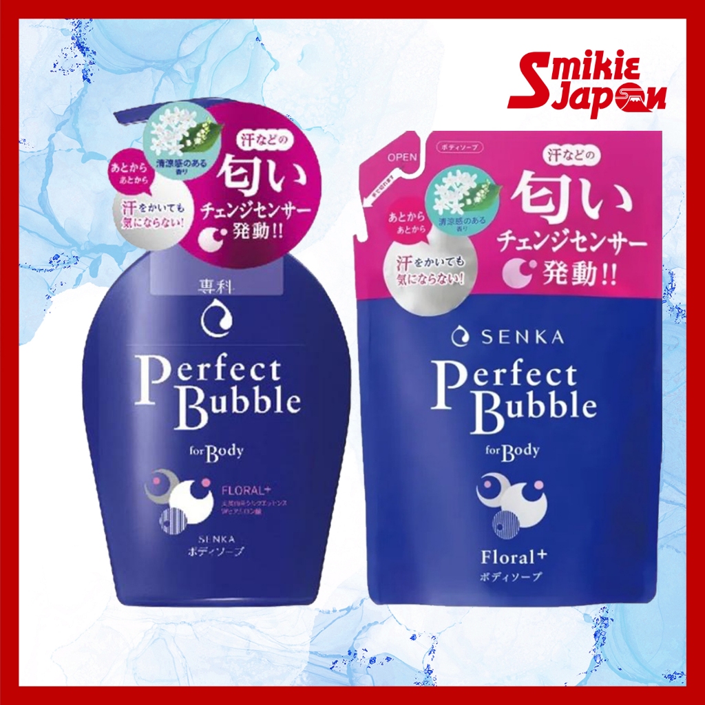 Senka Perfect Bubble Body Wash Floral / Whip Body Wash Refill Sold ...