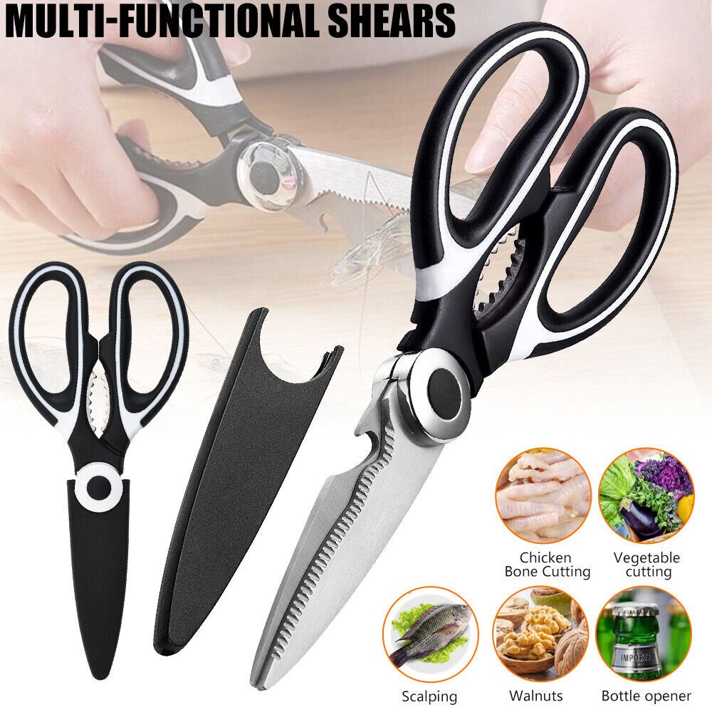 🇸🇬【SG stock】5 in1 Multi Purpose Kitchen Scissors Ultra Sharp Premium ...