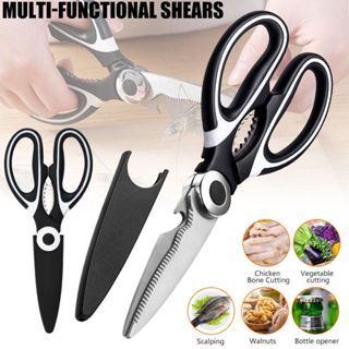 🇸🇬【SG stock】5 in1 Multi Purpose Kitchen Scissors Ultra Sharp Premium ...