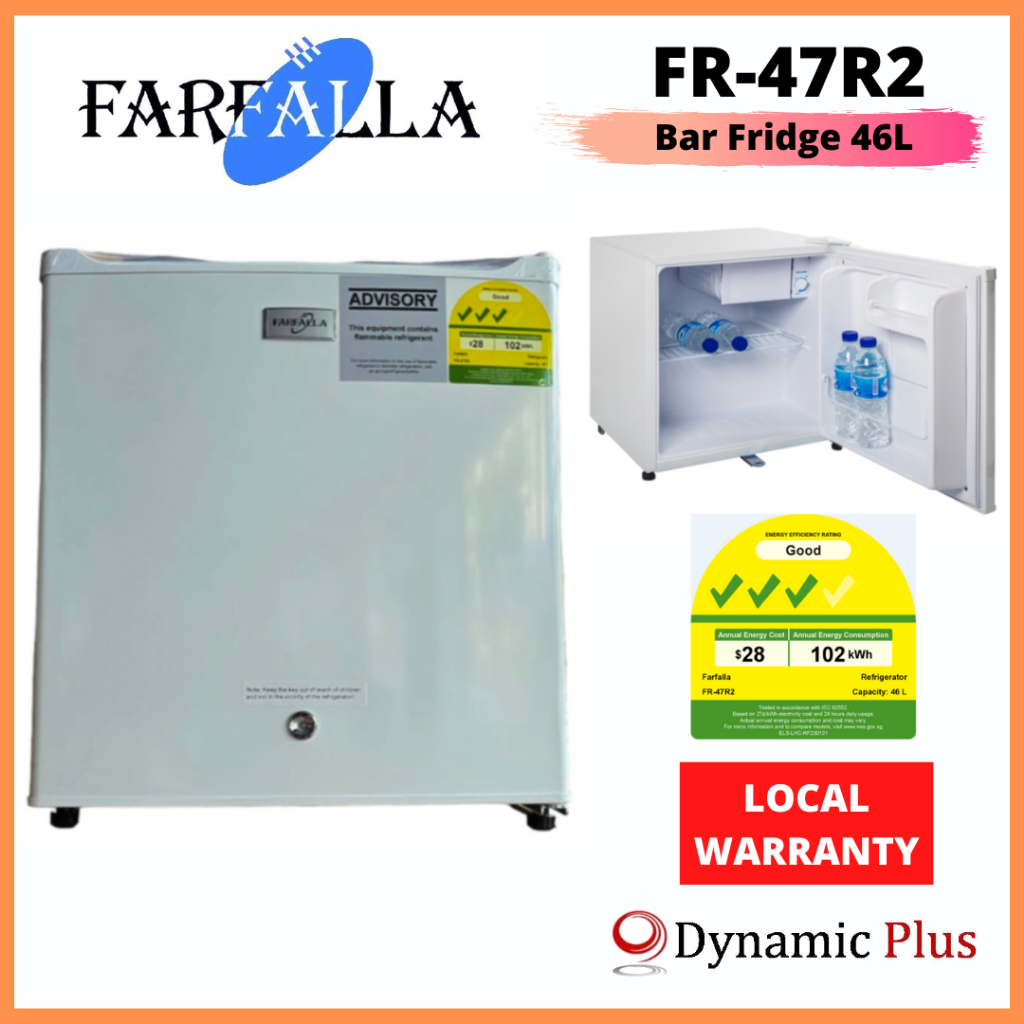 Farfalla FR-47R2 Bar Fridge - 46L | Shopee Singapore