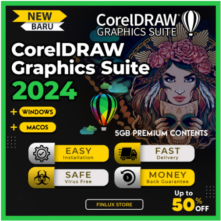 CorelDRAW Graphics Suite 2024 Latest Lifetime For Win & McOS | Shopee ...