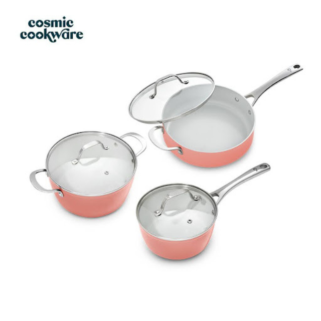 Cosmo Mini Trio Set - Cosmic Cookware Non-toxic, Swiss Made Non-stick ...