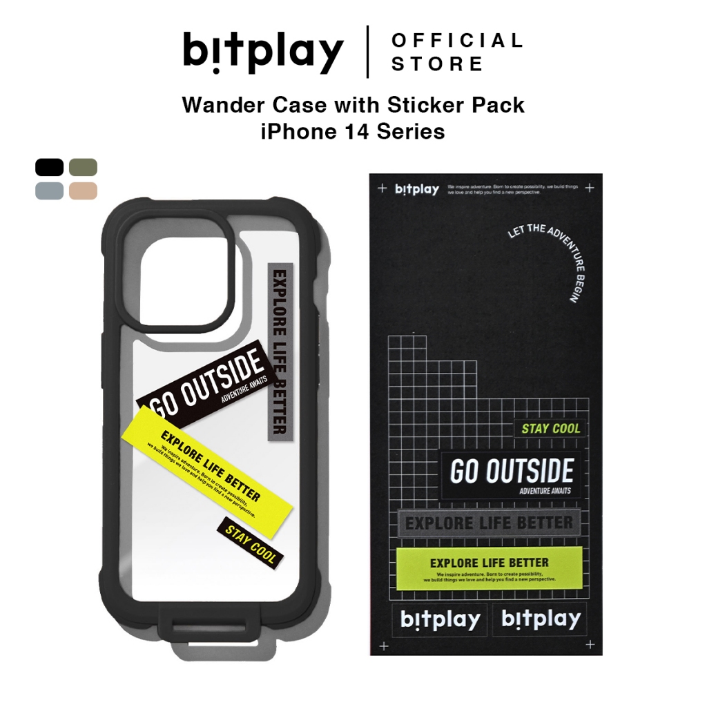 [Bitplay SG]- Wander iPhone 14 Plus /14 6.1/ 14 Pro/ 14 Pro Max Case Transparent Phone Case With ...