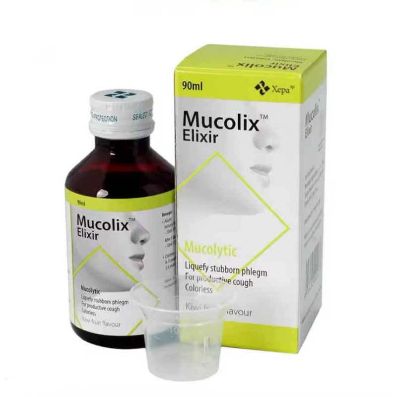 [Exp 05/26] Mucolix Elixir Cough Relief 90ml | Phlegm | Robitusin ...