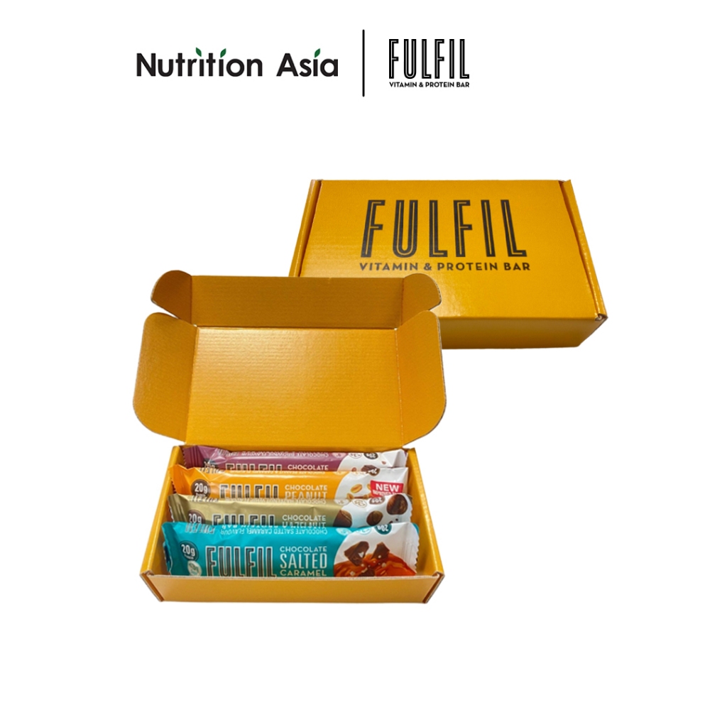 Fulfil Vitamin & Protein Bar Variety Pack (4 Bars) | Shopee Singapore