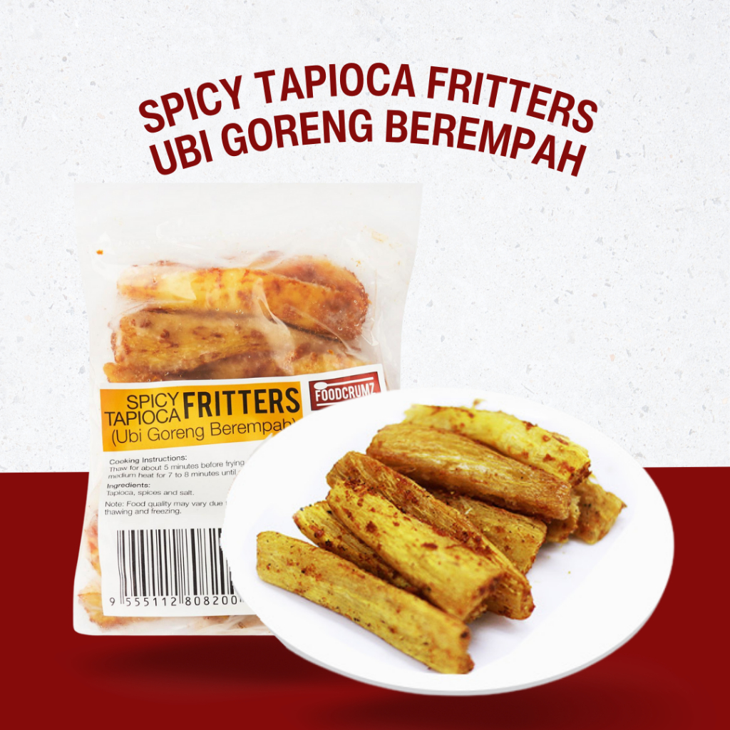 Spicy Tapioca Fritter Frozen Convenience Food Ubi Rempah Meal Prep ...