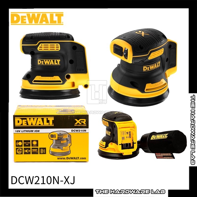 {The Hardware Lab}Dewalt DCW210N-XJ Brushless Cordless Orbital Sander ...