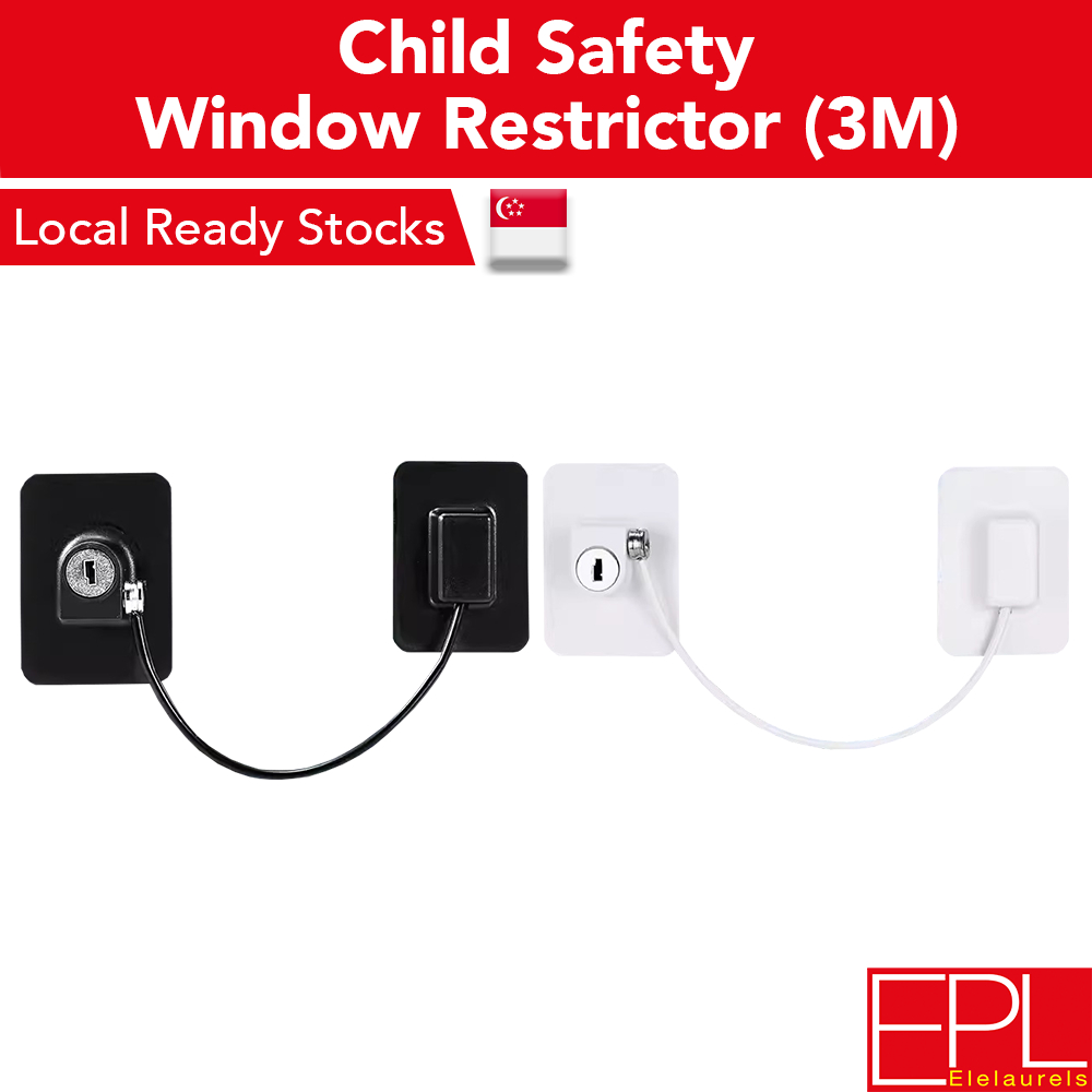🇸🇬 3M Child Safety Window Restrictor / Safety Lock (STURDY/DURABLE/NO ...