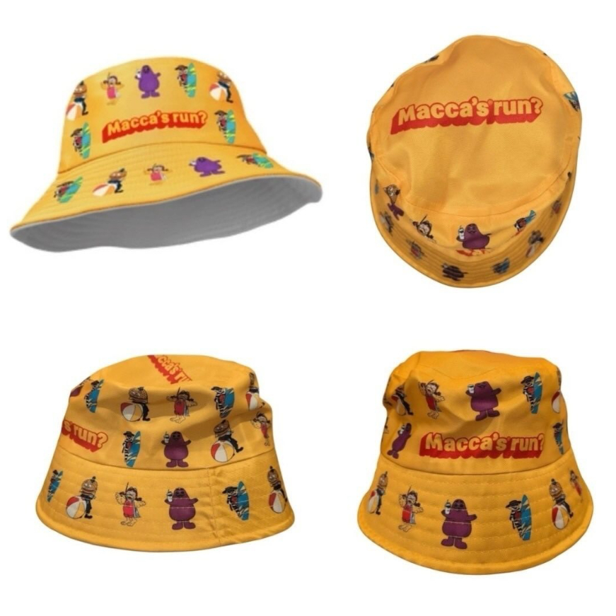 McDonald's AU 2025 Macca's Run Squad Down Under Bucket Hat | Shopee ...