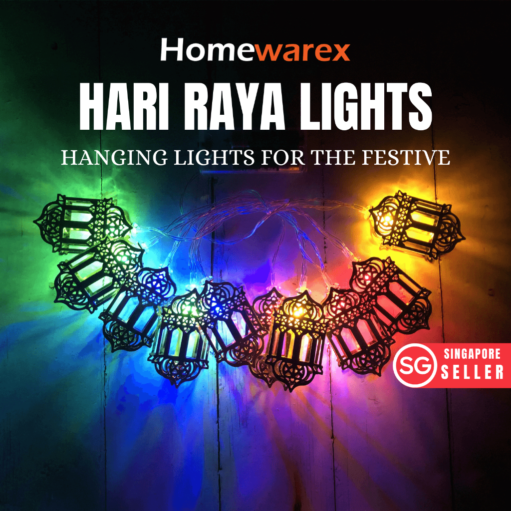 [Local Seller] 3 Meter Hari Raya Decoration Lights Wireless LED ...