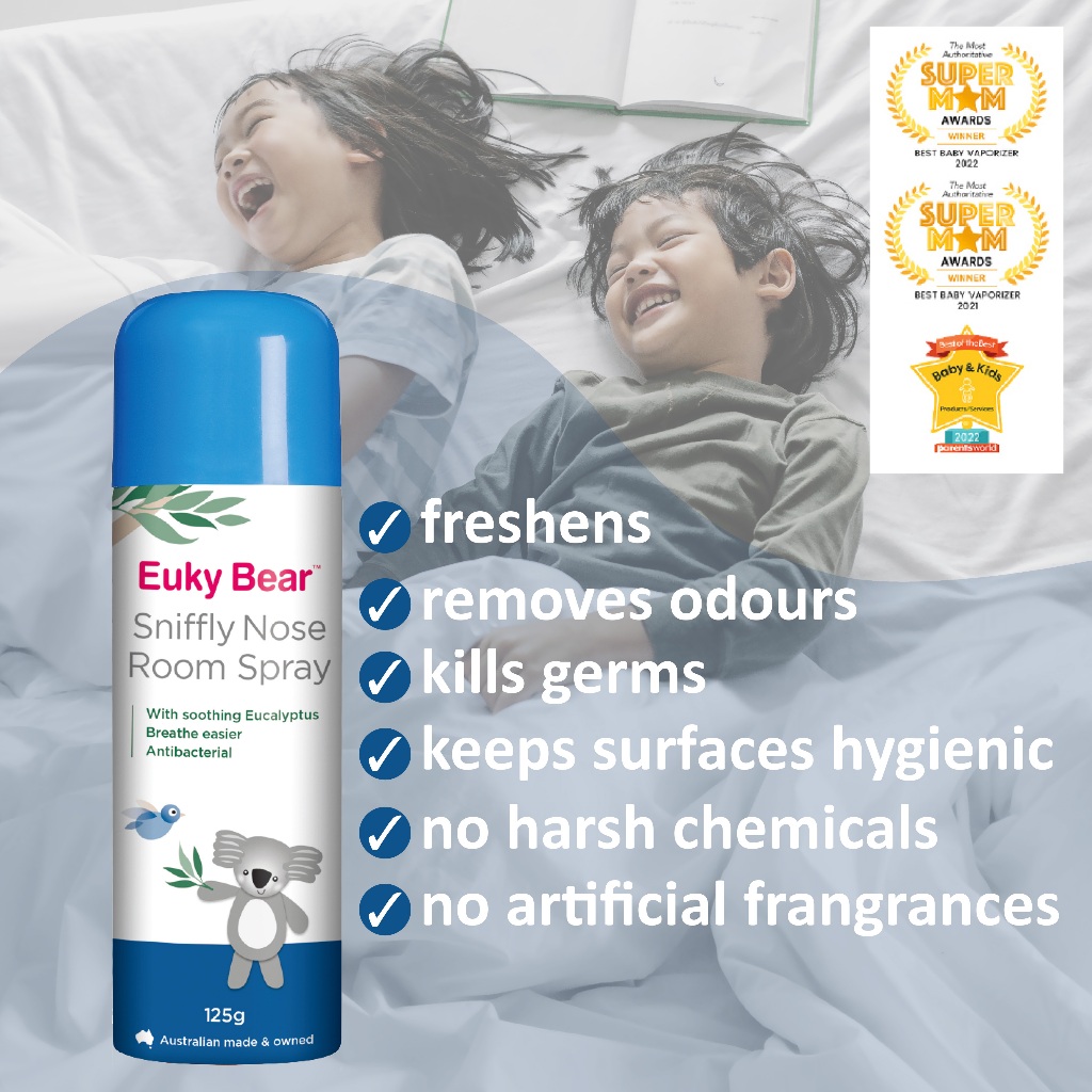 Euky Bear Sniffly Nose Room Spray (125g) | Shopee Singapore