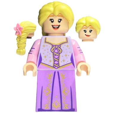 Original Lego Disney Princess Tangled - Rapunzel (Bright Pink Flower ...