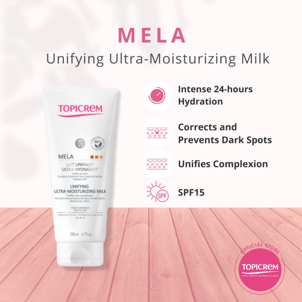 Topicrem Mela Unifying Ultra-Moisturizing Milk(200ml) Lightens ... Topicrem Mela Unifying Ultra-Moisturizing Milk(200ml) Lightens ...