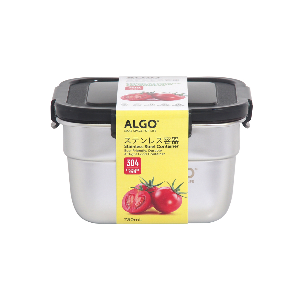 ALGO SS304 stainless steel food containers (Rectangle and Square ...