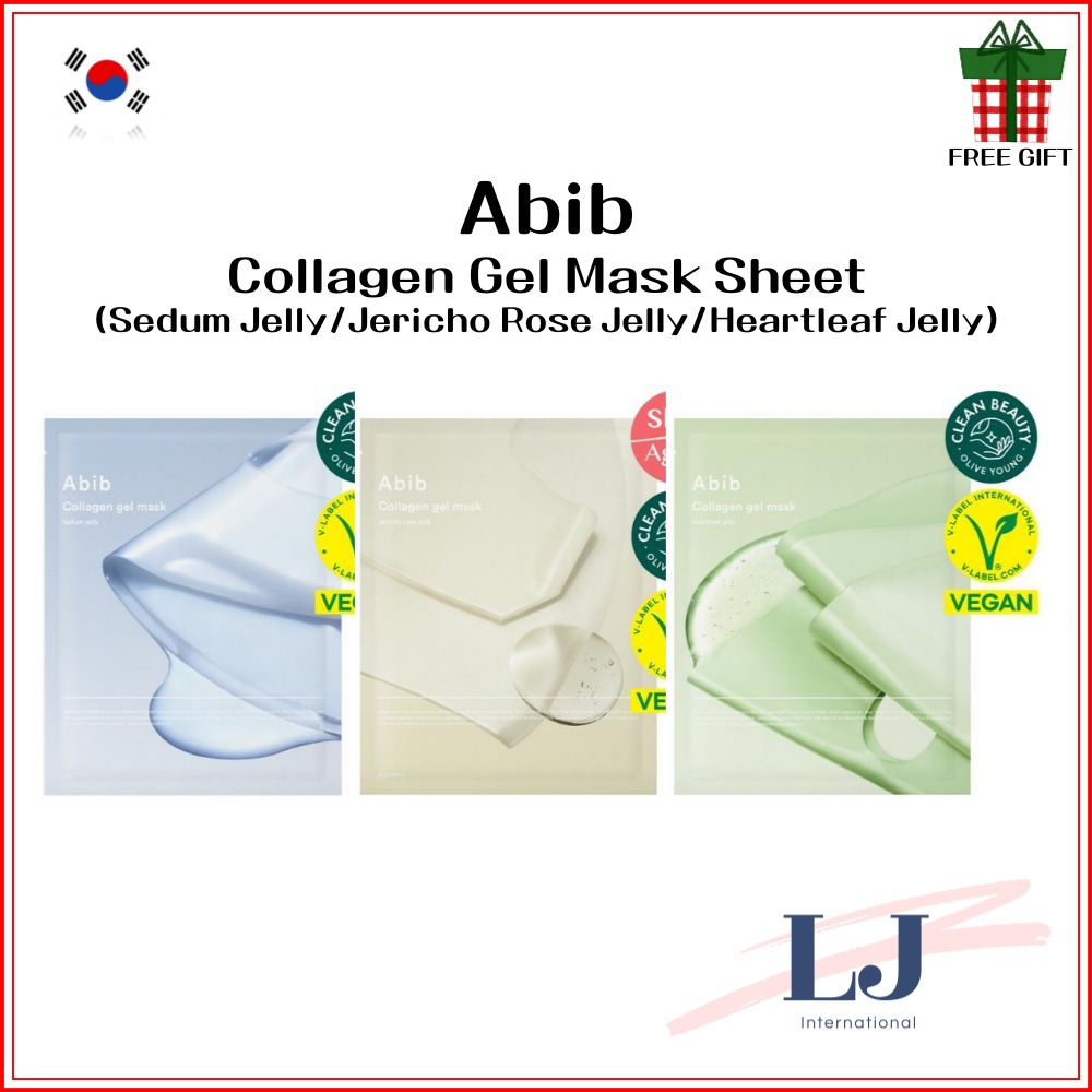 Abib Collagen Gel Mask Sheet (Sedum Jelly/Jericho Rose Jelly/Heartleaf Jelly) | Shopee Singapore