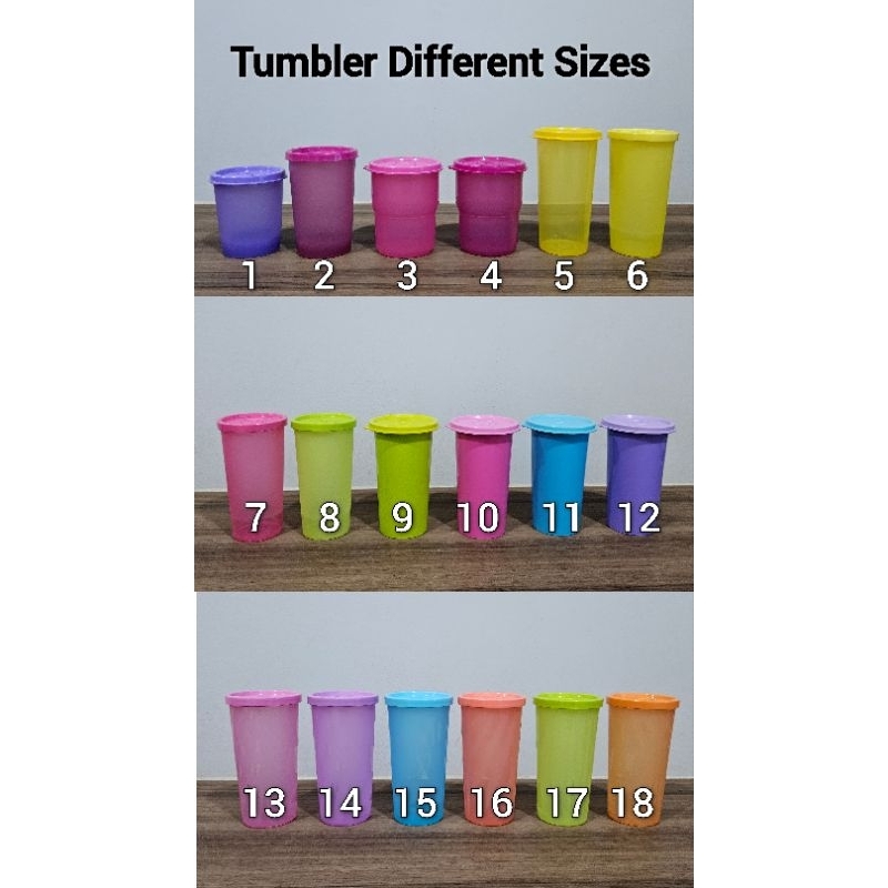 Tupperware Tumbler 250ml, 330ml, 310ml, 180ml n etc (1) | Shopee Singapore