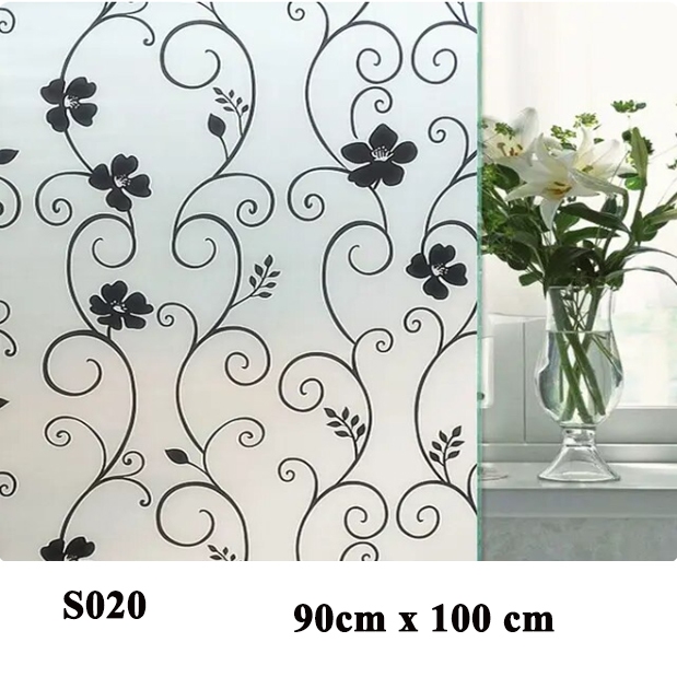 60(90)cm X 100cm Waterproof Frosted Privacy Bathroom Window Glass Film Stickers PVC Self ...