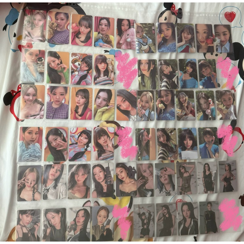 twice between 1&2 full set photocard nayeon jeongyeon momo sana jihyo mina dahyun chaeyoung ...