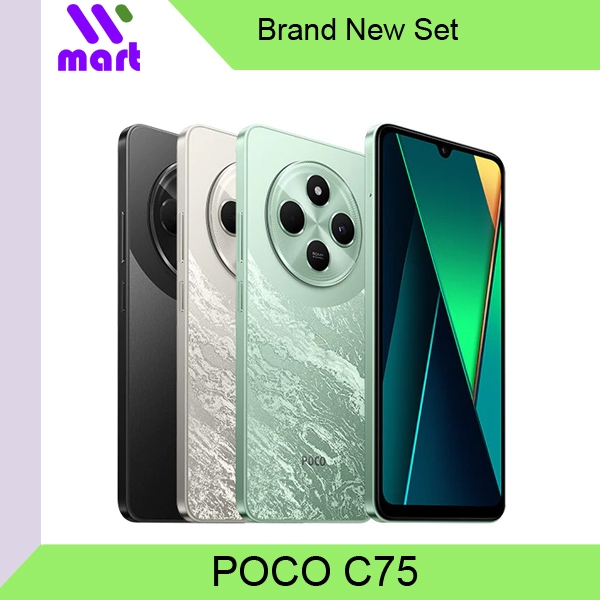 POCO C75 4G LTE Smartphone | 6GB + 128GB / 8GB + 256GB | Shopee Singapore