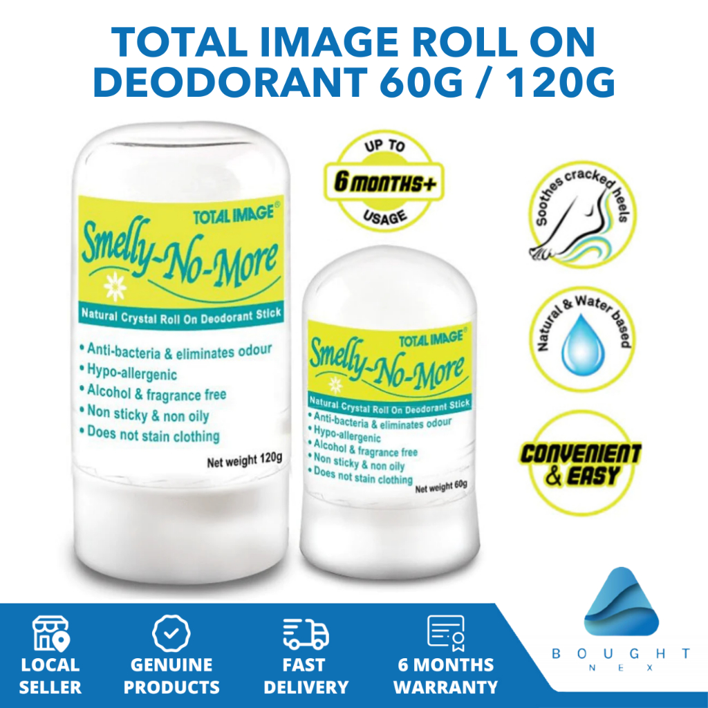 TOTAL IMAGE Smelly No More Deodorant 60g/120g Long-Lasting, Anti ...