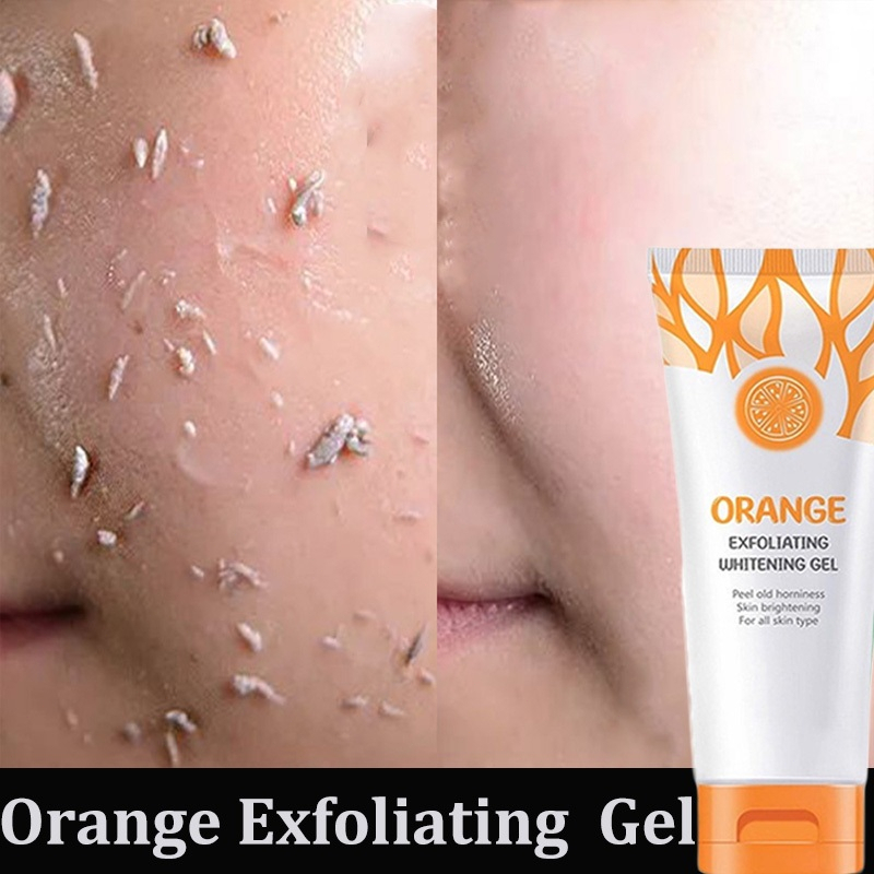 MINTOX Bleaching Whipped Scrub Facial Body Scrub Orange Exfoliating Gel ...