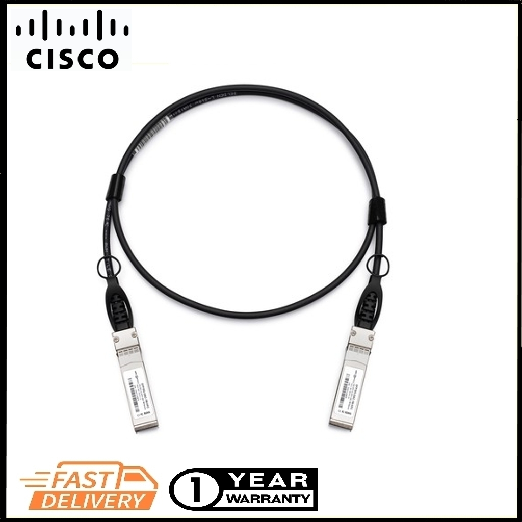 Cisco SFP-H10GB-CU1M 10GB SFP+ Cable 1 Meter | Shopee Singapore