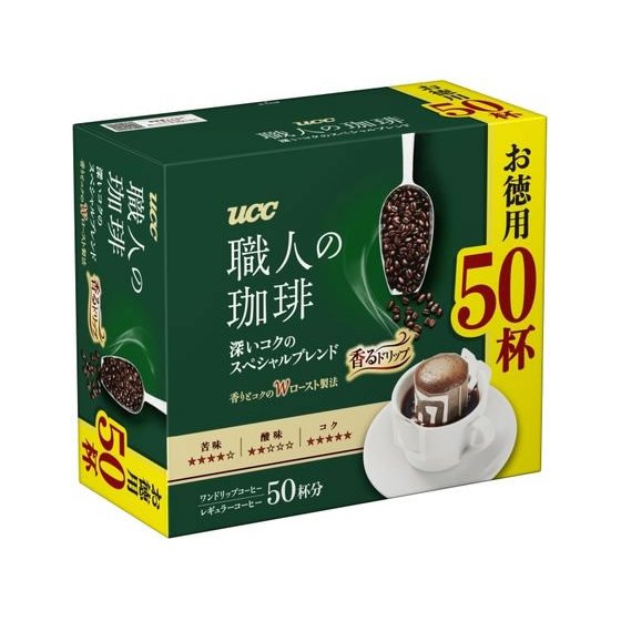 UCC Craftsman's Coffee drip bag coffee deep rich special blend 50 cups [Direct from Japan ...