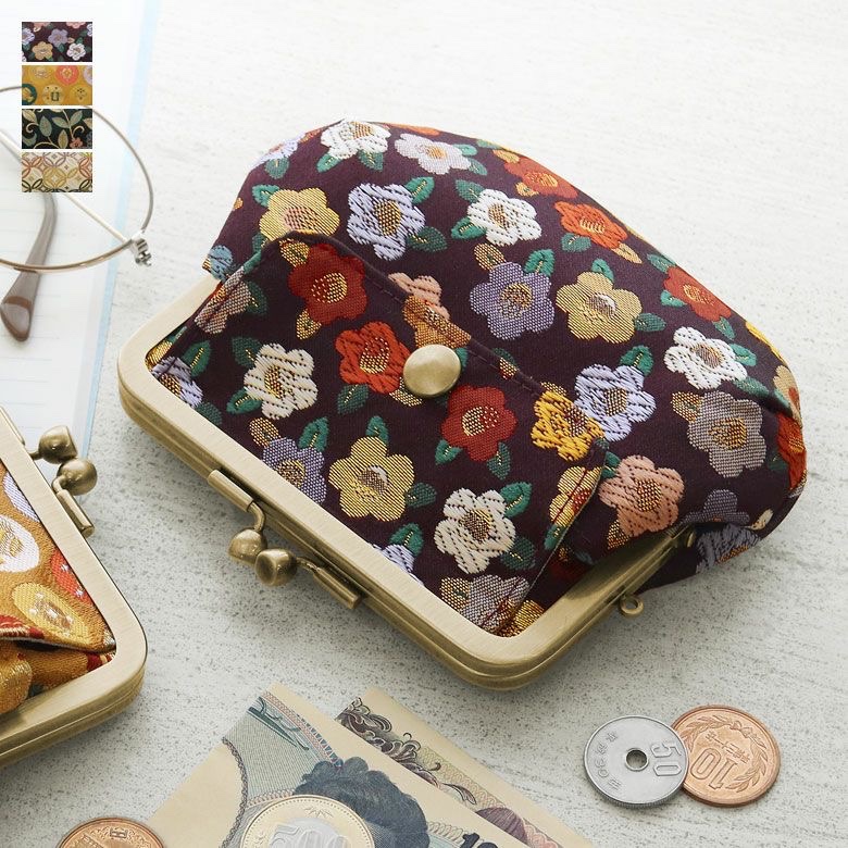 Kiss lock purse Ayanokoji Made-to-order product Parent-child purse with ...