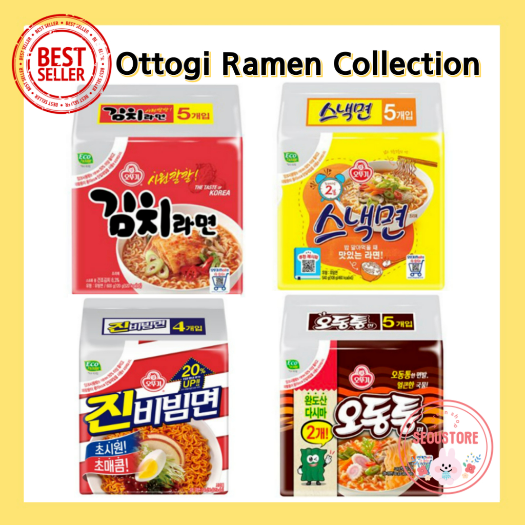 [Ottogi] Korean Kimchi Ramen/Snack Ramen/Jin Bibimmyeon/Nuguri Ramen ...