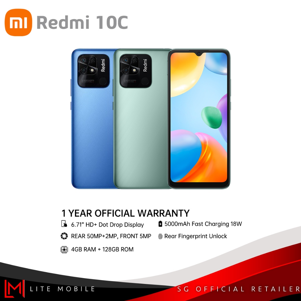 Xiaomi Redmi 12C | Redmi Note10C | Note 10A (Singapore Set) | Xiaomi 1 ...