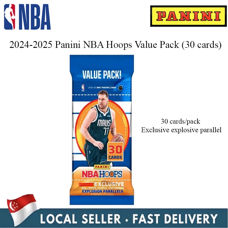 2024-25 NBA Hoops Basketball Value Pack (30 cards per pack) | Shopee ...