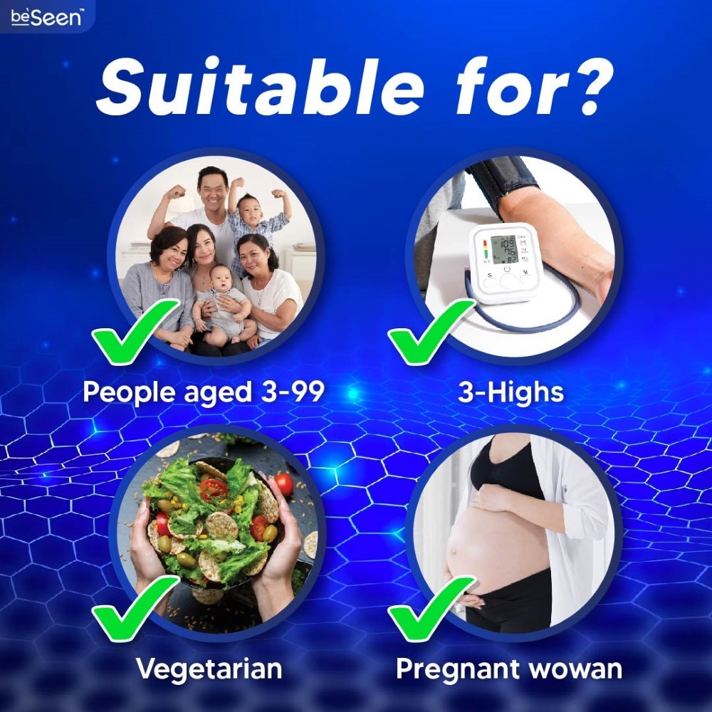 BeSeen Eyecare Supplement 30s (improves eye diseases, brain ...