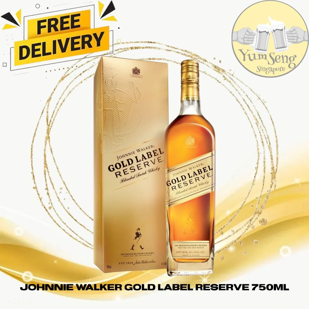 Johnnie Walker Gold Label Reserve 750ml (with box) | Shopee Singapore