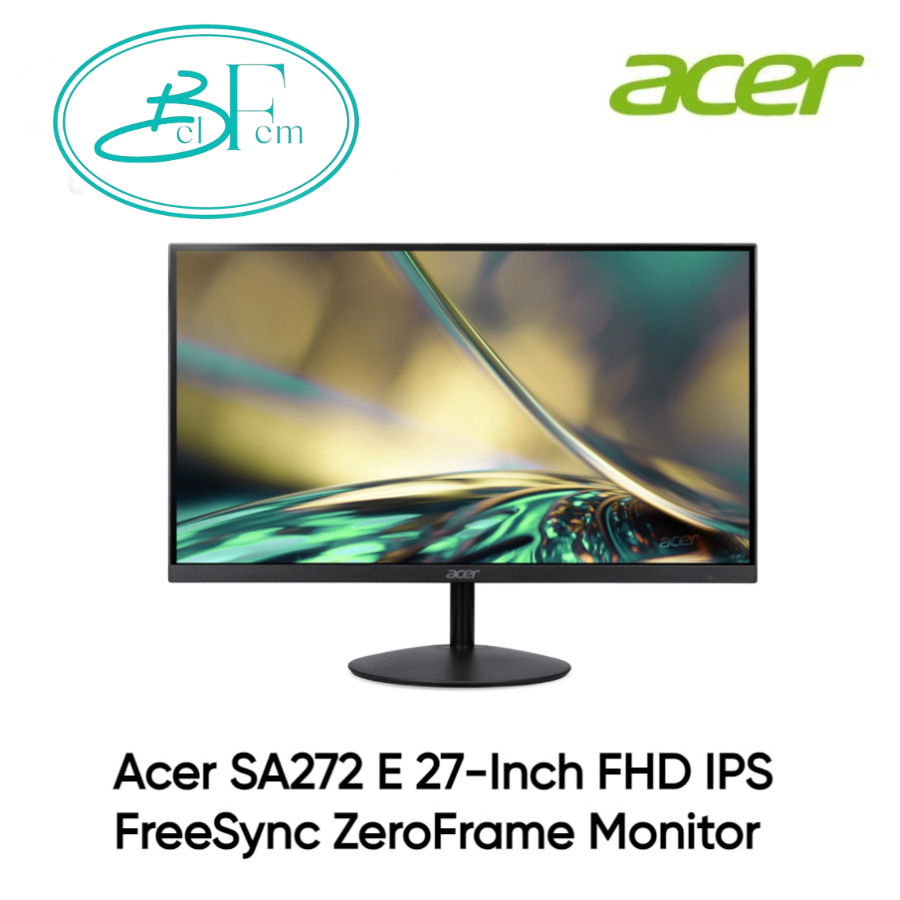 Acer SA272 E 27-Inch FHD IPS FreeSync ZeroFrame Monitor with 100Hz ...