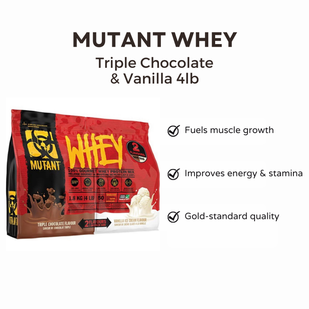 Mutant WHEY - 100% Whey Protein, added Digestive Enzymes help Build ...