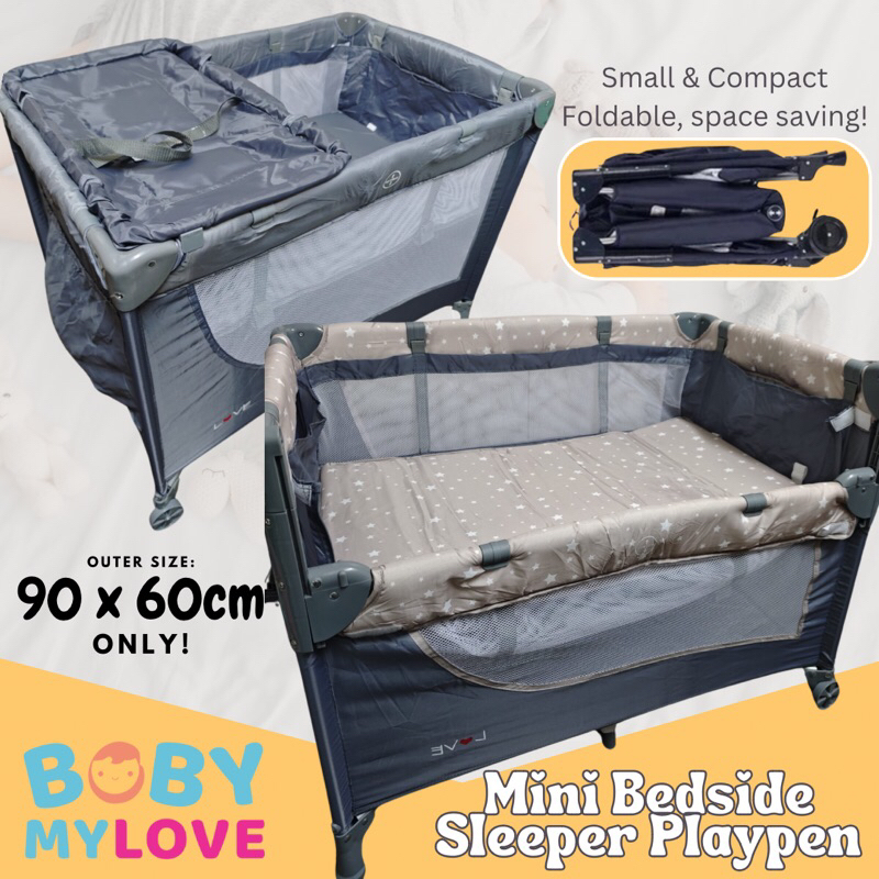 Mini Playpen Co- Sleeper Baby Cot Cribs | Shopee Singapore