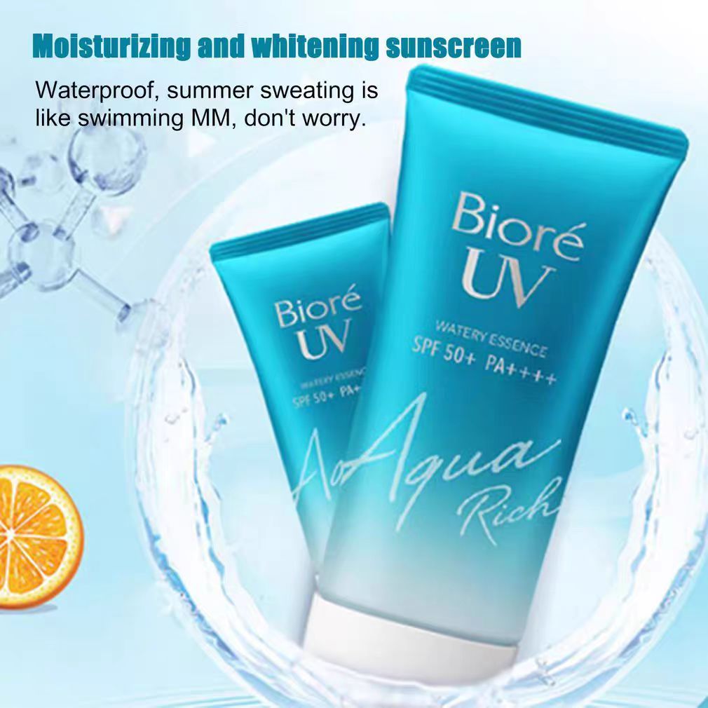 [Buy 1 Get 1 Free]Biore UV water color sunscreen water rich essence SPF ...