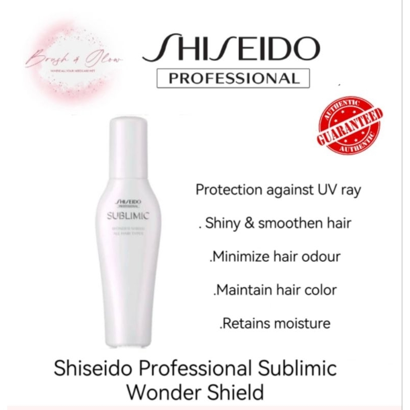 Shiseido Professional Sublimic Wonder Shield 125ml | Shopee Singapore