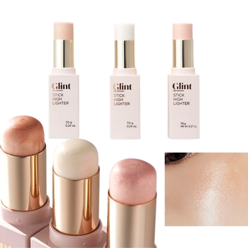 [Glint] Stick Highlighter 3 colors 7g Moisture Glow Micro Pearl ...