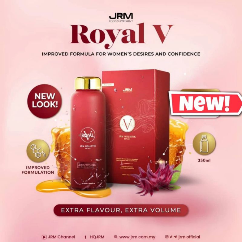 JRM ROYAL V BONDA ROZITA ORIGINAL HQ IMPROVED FORMULATION NEW LOOK ...