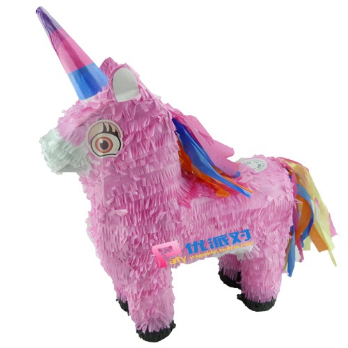 Pinkie Unicorn Pinata - Fun Candy Beat Game For Kids (52cm x 45cm x ...