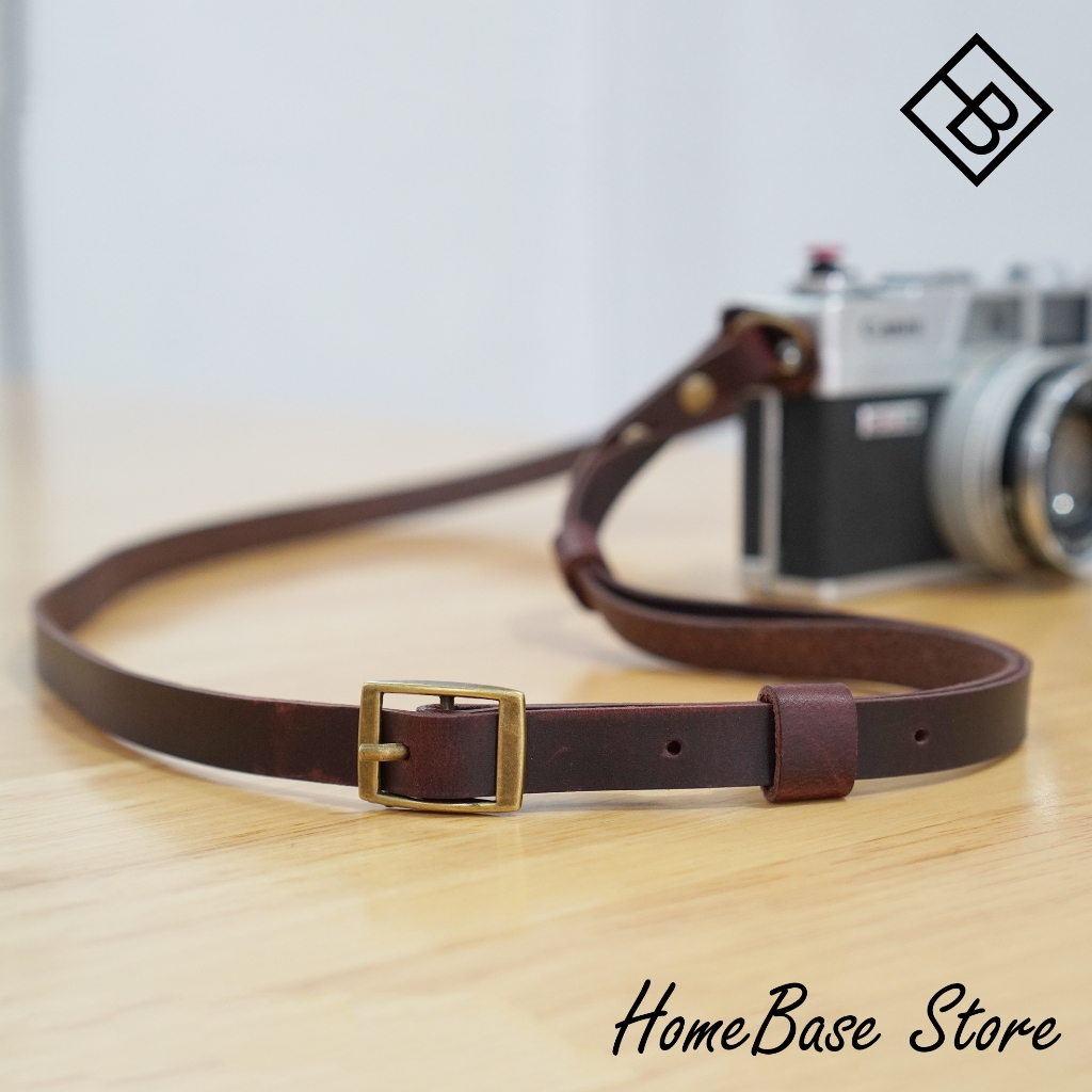 Adjustable Vintage Camera Strap 95cm-120cm (Genuine Leather) | Shopee ...