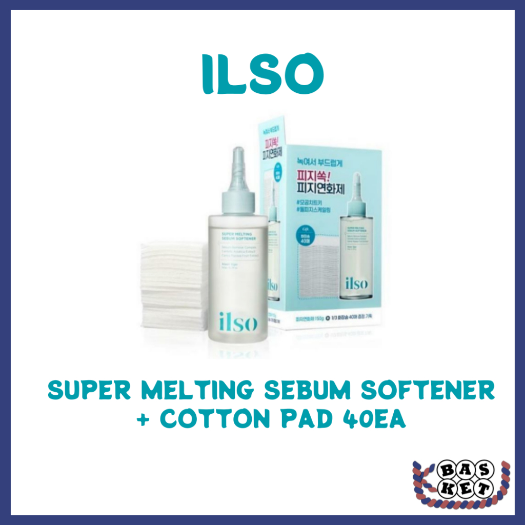 [ILSO] Super Melting Sebum Softener Water Type 150ml (+40 Cotton pad ...